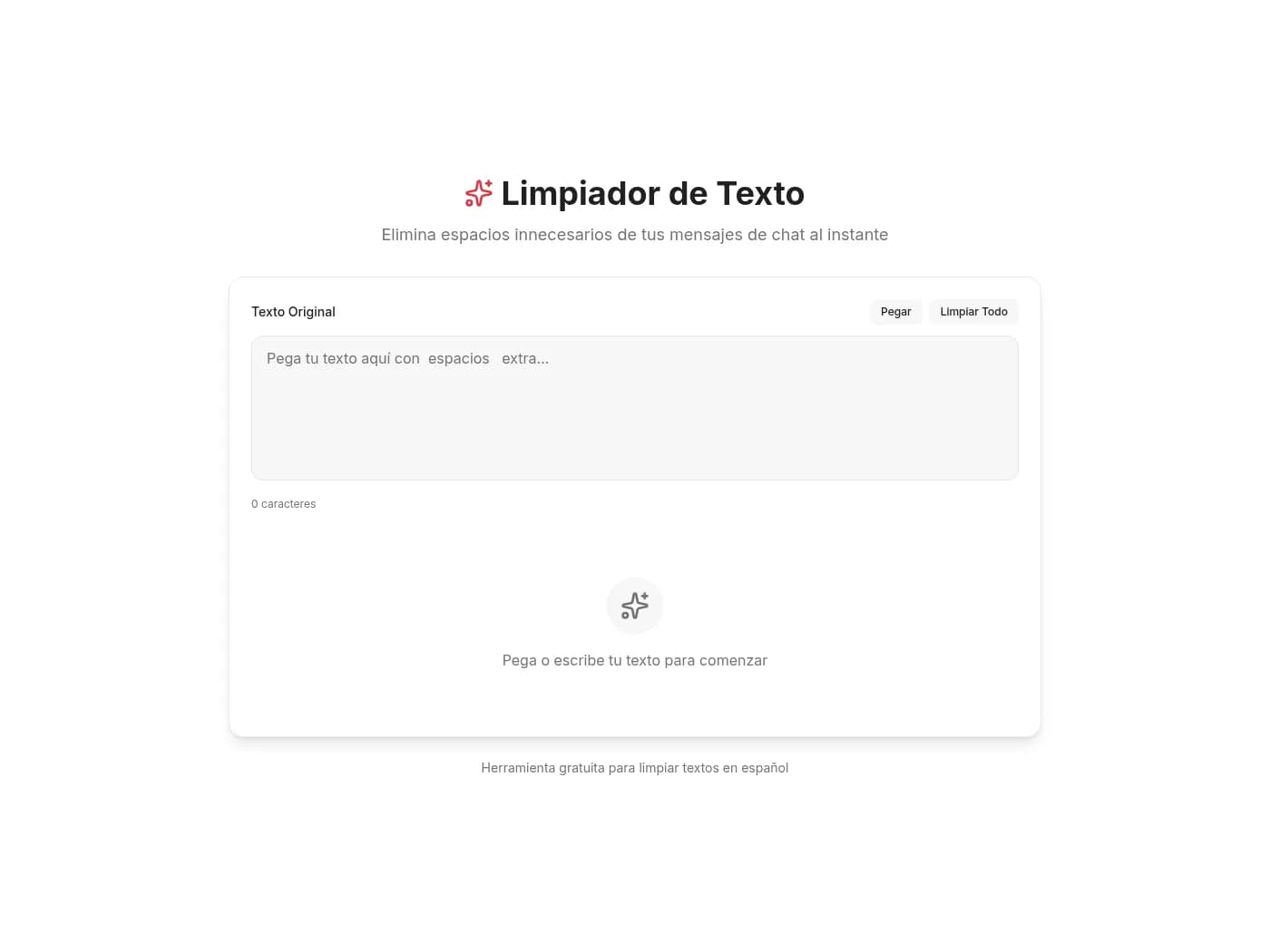 Spanish Chat Text Cleaner