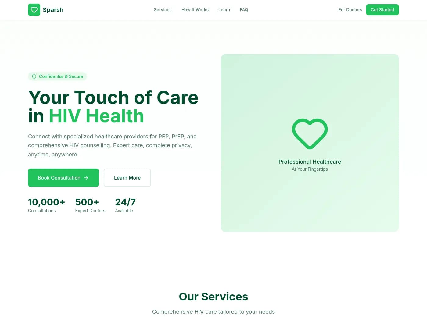 Sparsh – Touch of Care: Structured Blueprint for a Complete Telehealth Platform