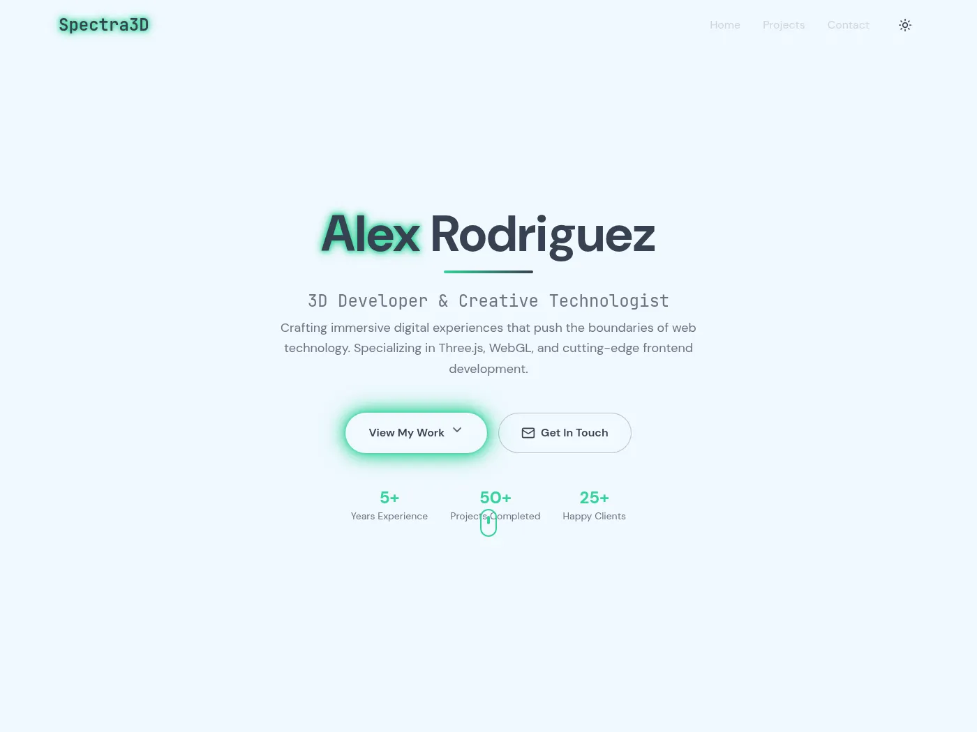 Spectra3D Portfolio Site