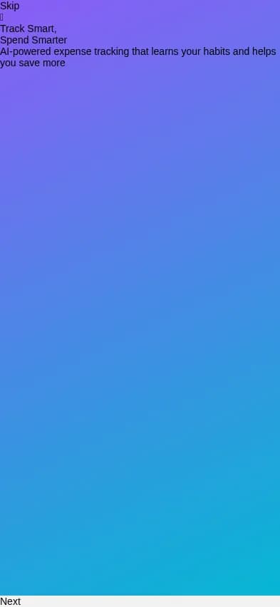 Spendy – Smart AI Budget Buddy for Students