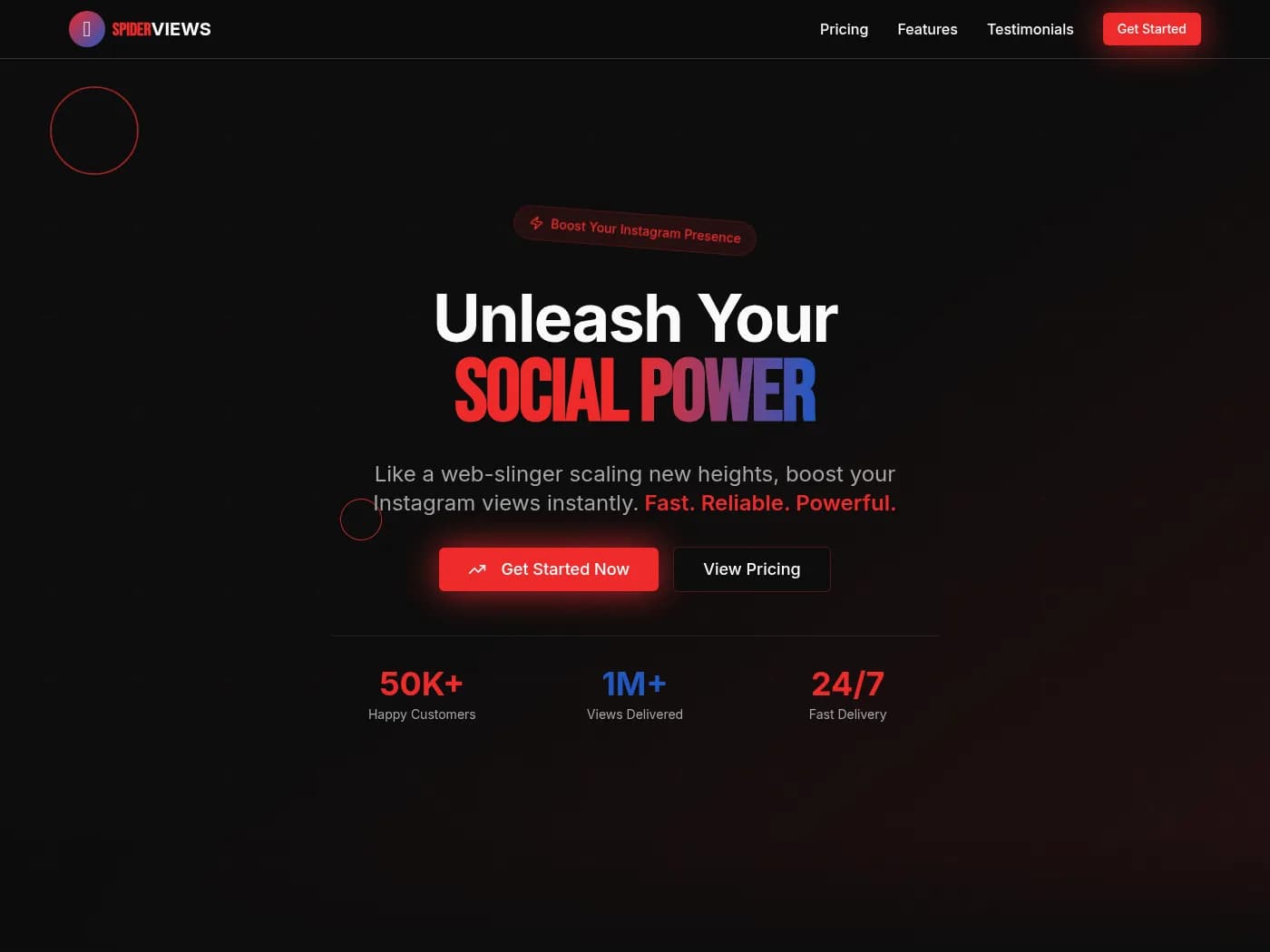 Spiderman-Themed Instagram Views Store