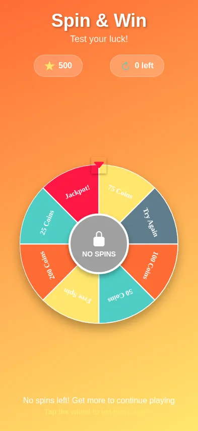 Spin & Win: Random Wheel Game App