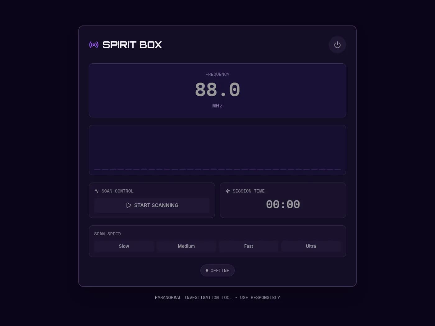 Spirit Box Web App