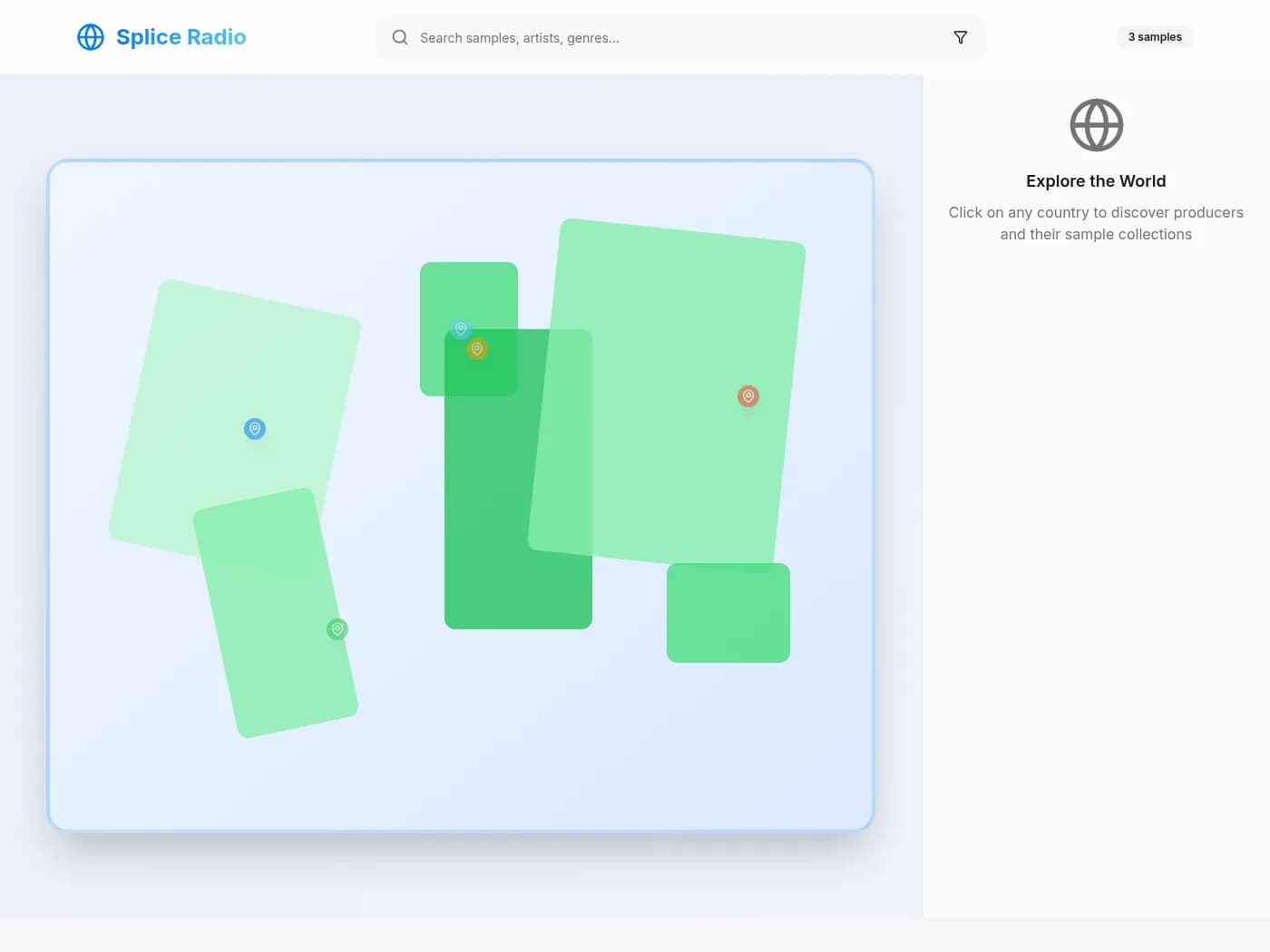 Splice Radio: Interactive Music Discovery Platform