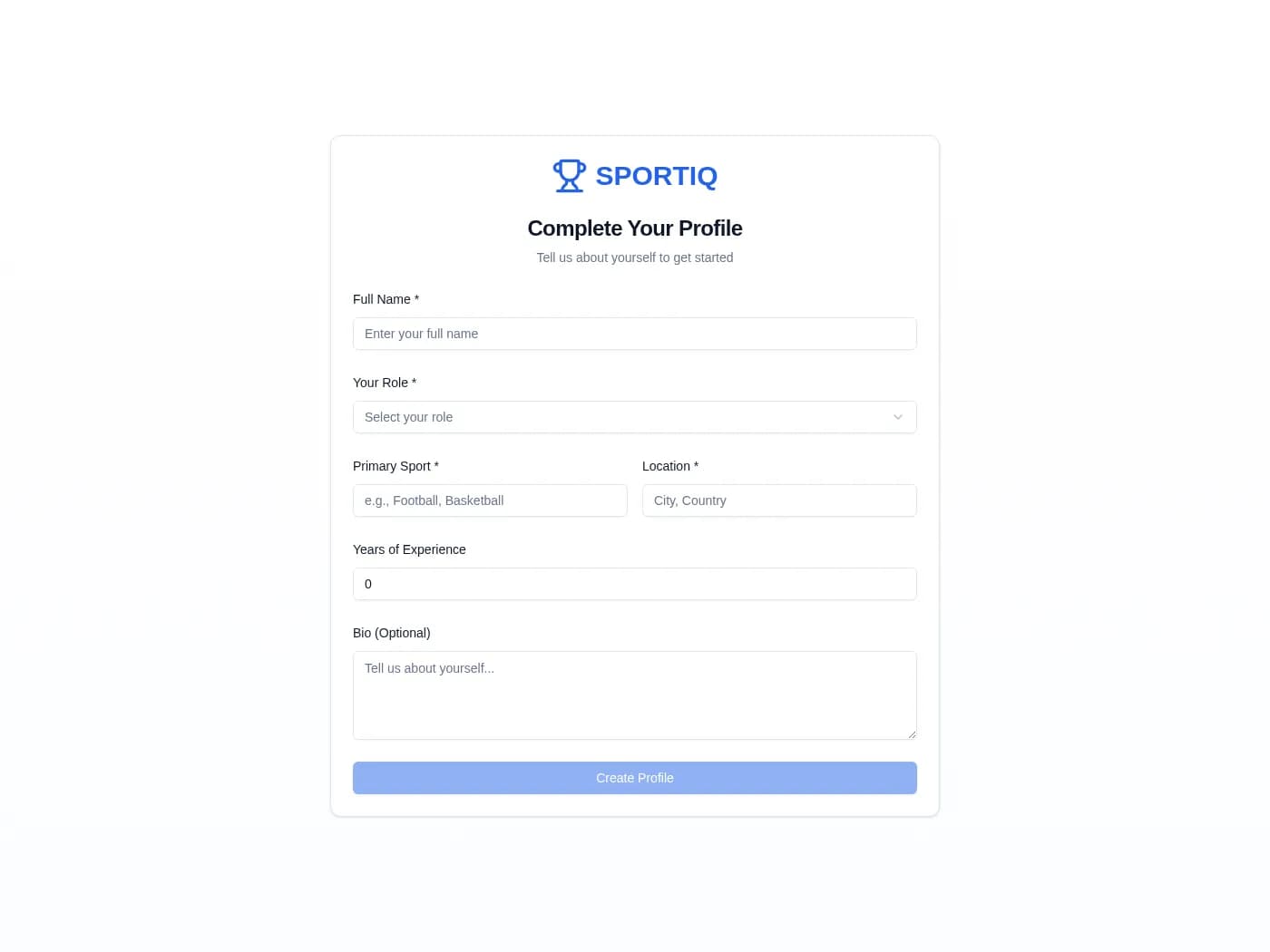 SPORTIQ Sports Ecosystem Platform