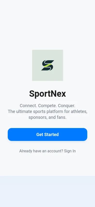 SportNex - Sports Challenge & Sponsorship Platform