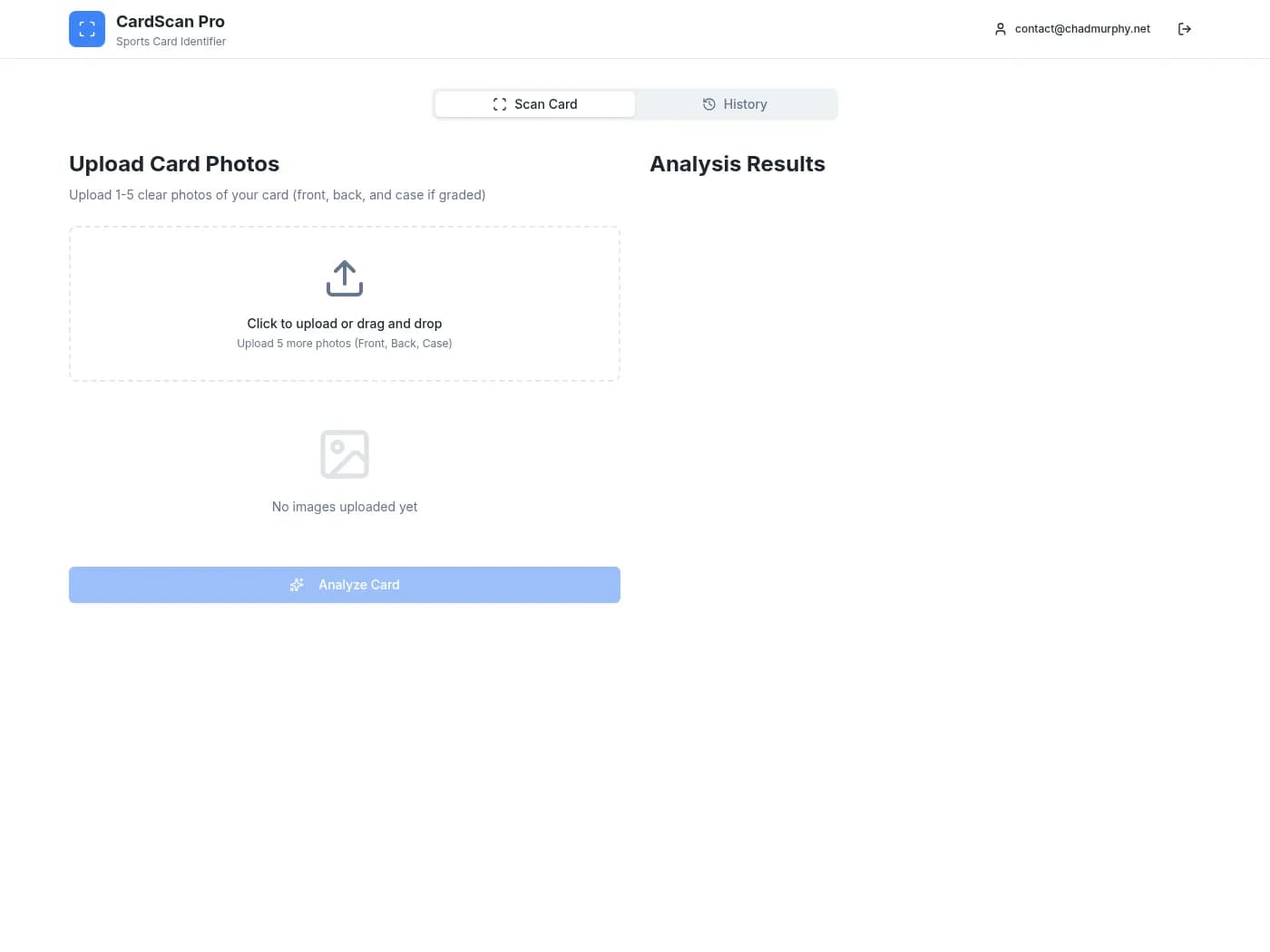 Sports Card Identifier and eBay Listing Field Generator