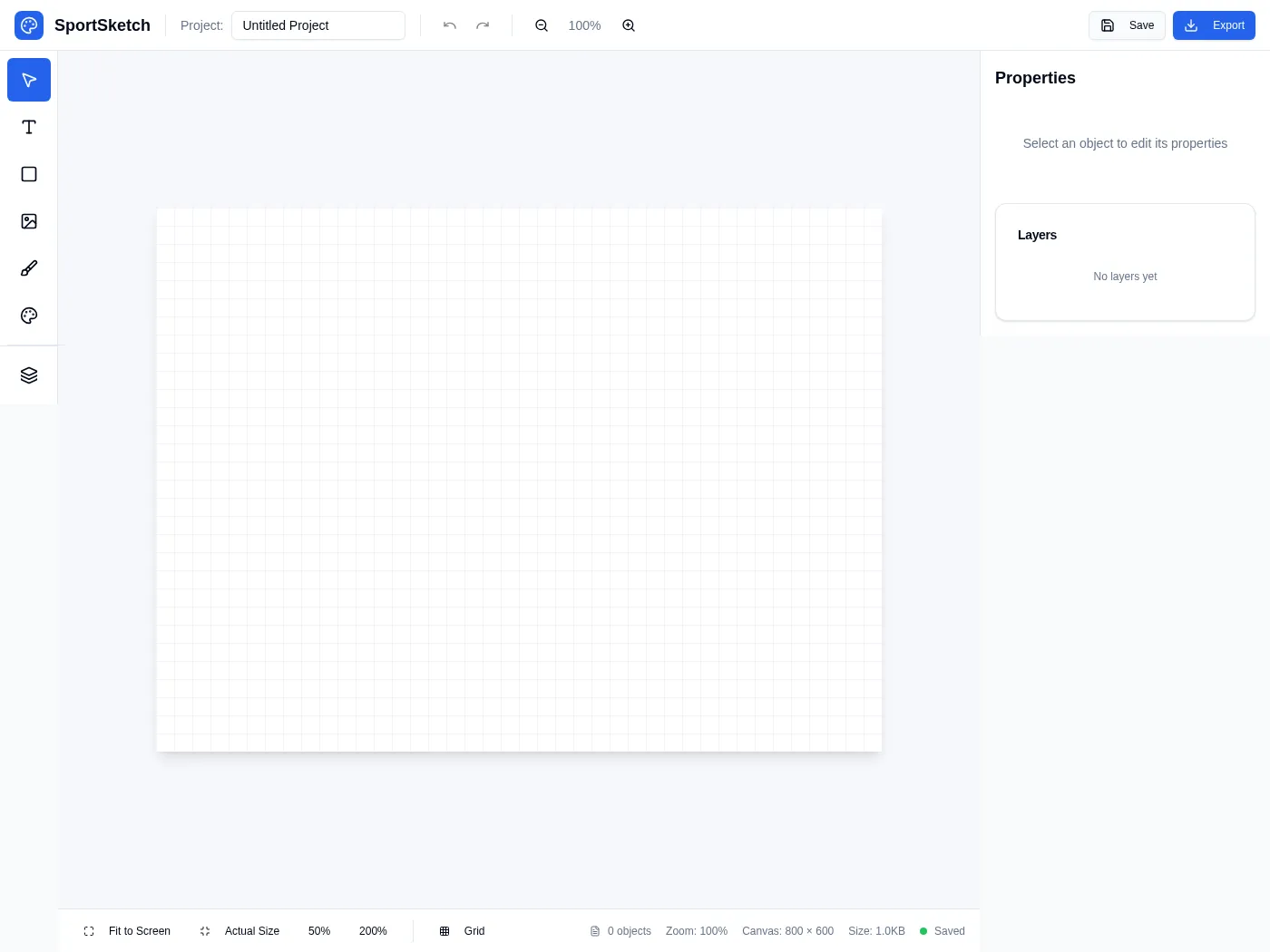 SportSketch: Drag-and-Drop Graphics Editor for Sports