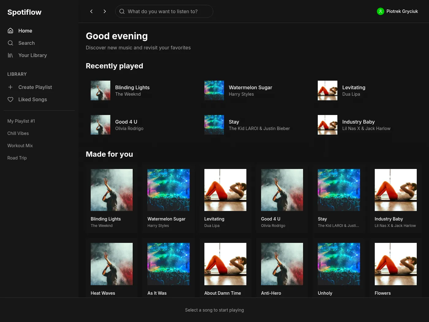 Spotiflow: Modern Music Streaming Platform