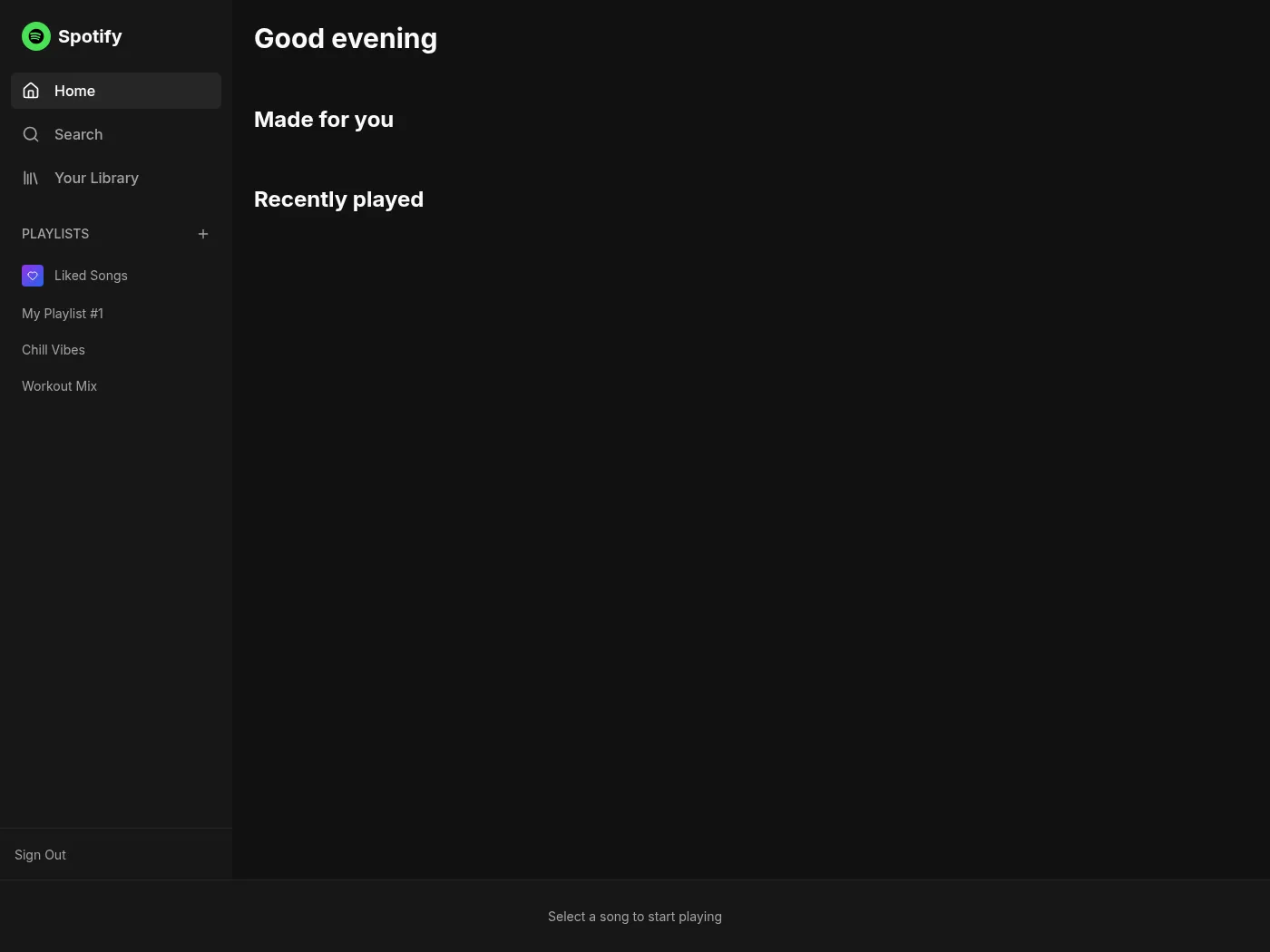 Spotify Clone