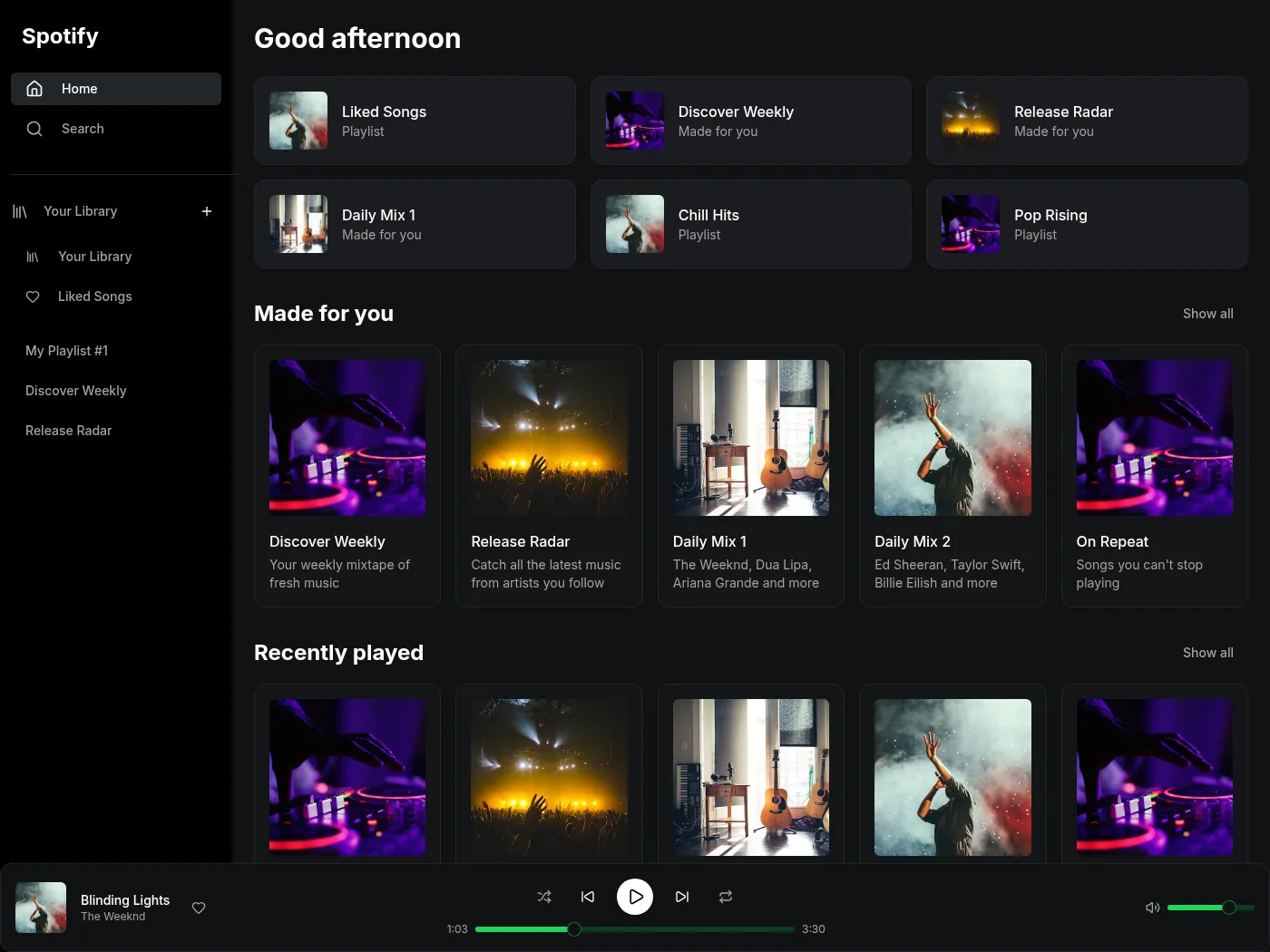 Spotify Clone