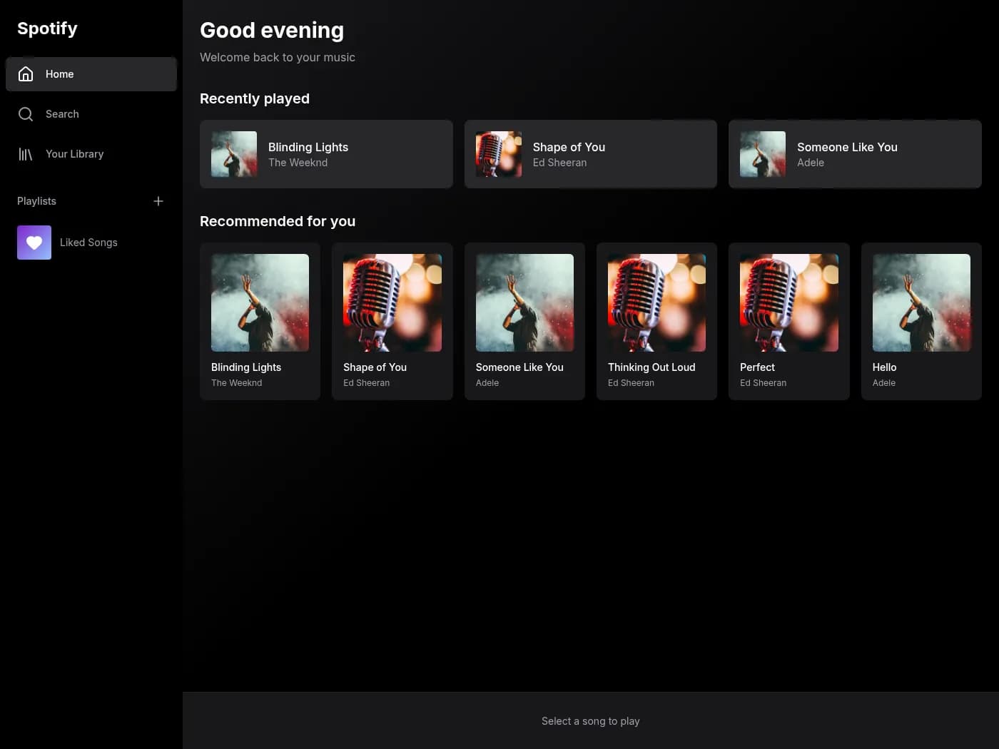 Spotify-like Music Web App with JioSaavn API