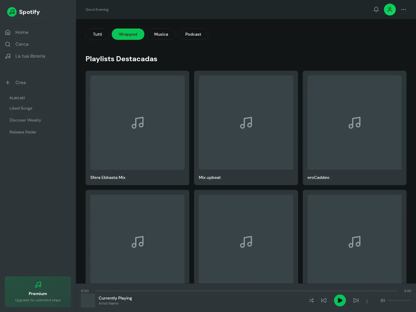 Spotify Clone - Music Streaming Web App