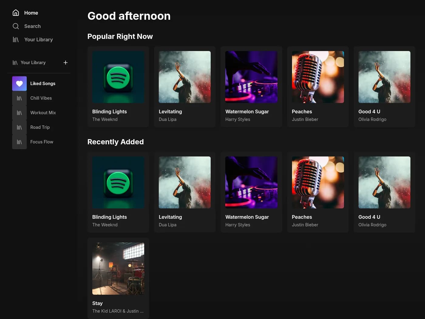 Laptop Music Streaming App
