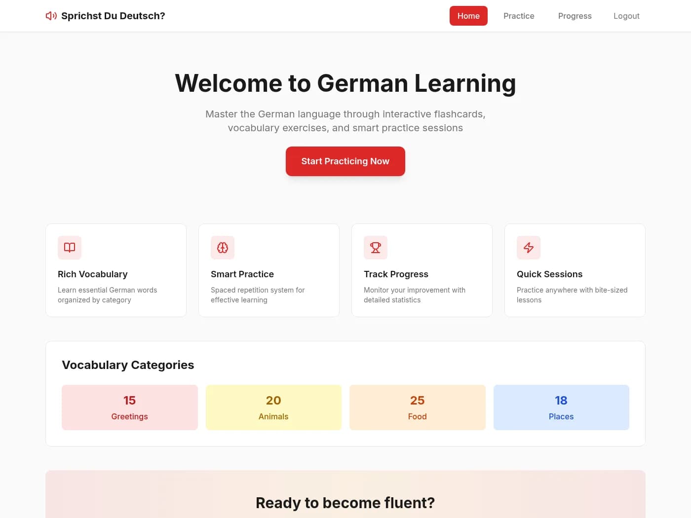 Sprichst Du Deutsch? - German Language Learning Platform