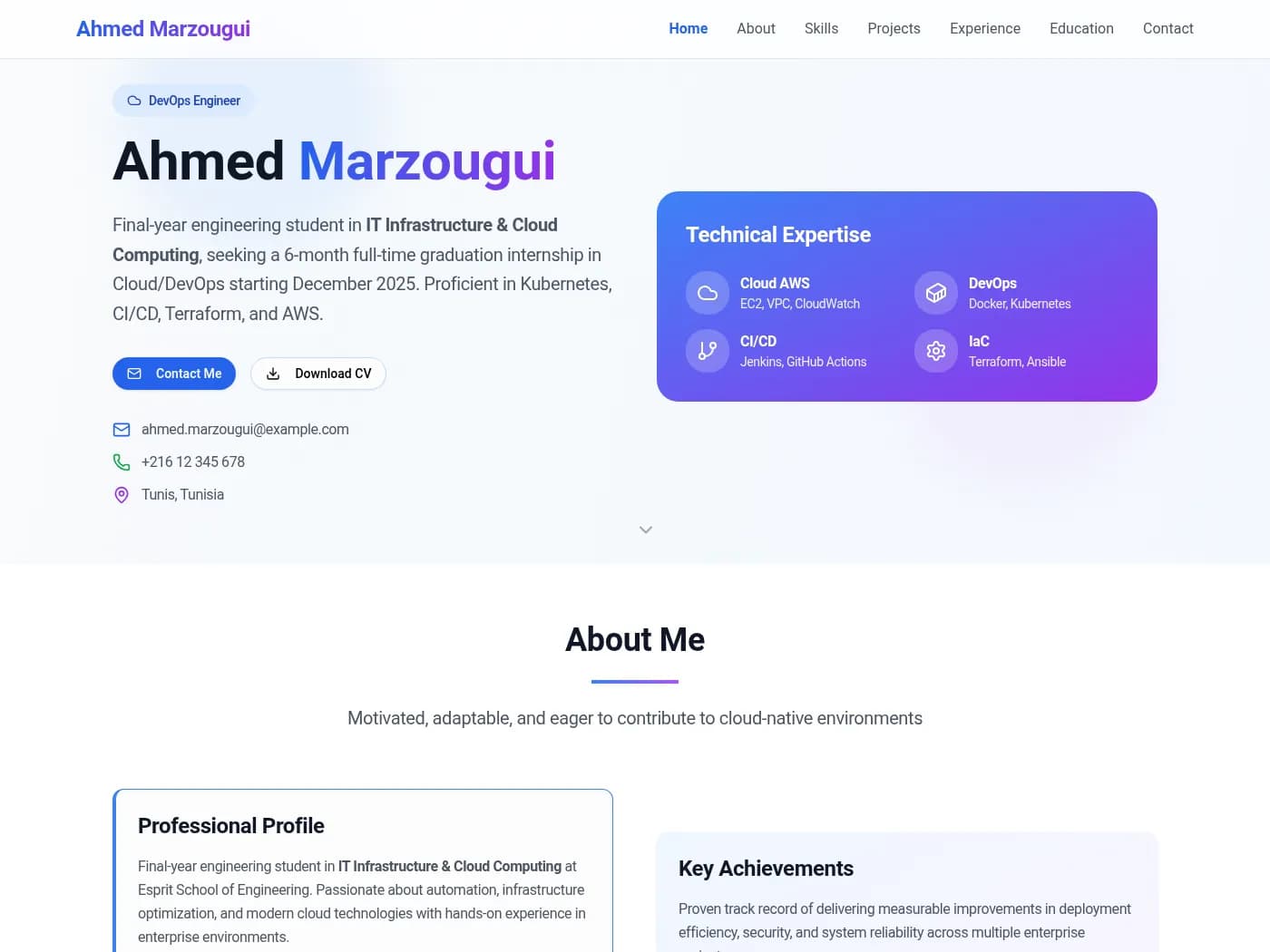 Spring & Angular Developer Portfolio