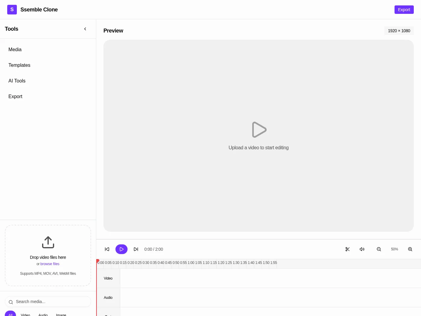 Ssemble Clone - Online Collaborative Video Editor