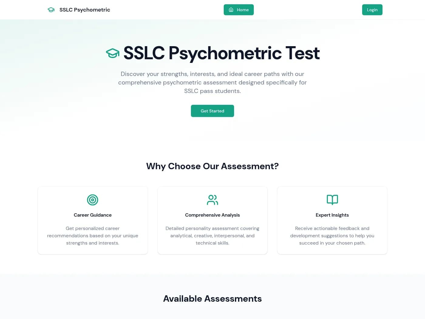 SSLC Psychometric Test