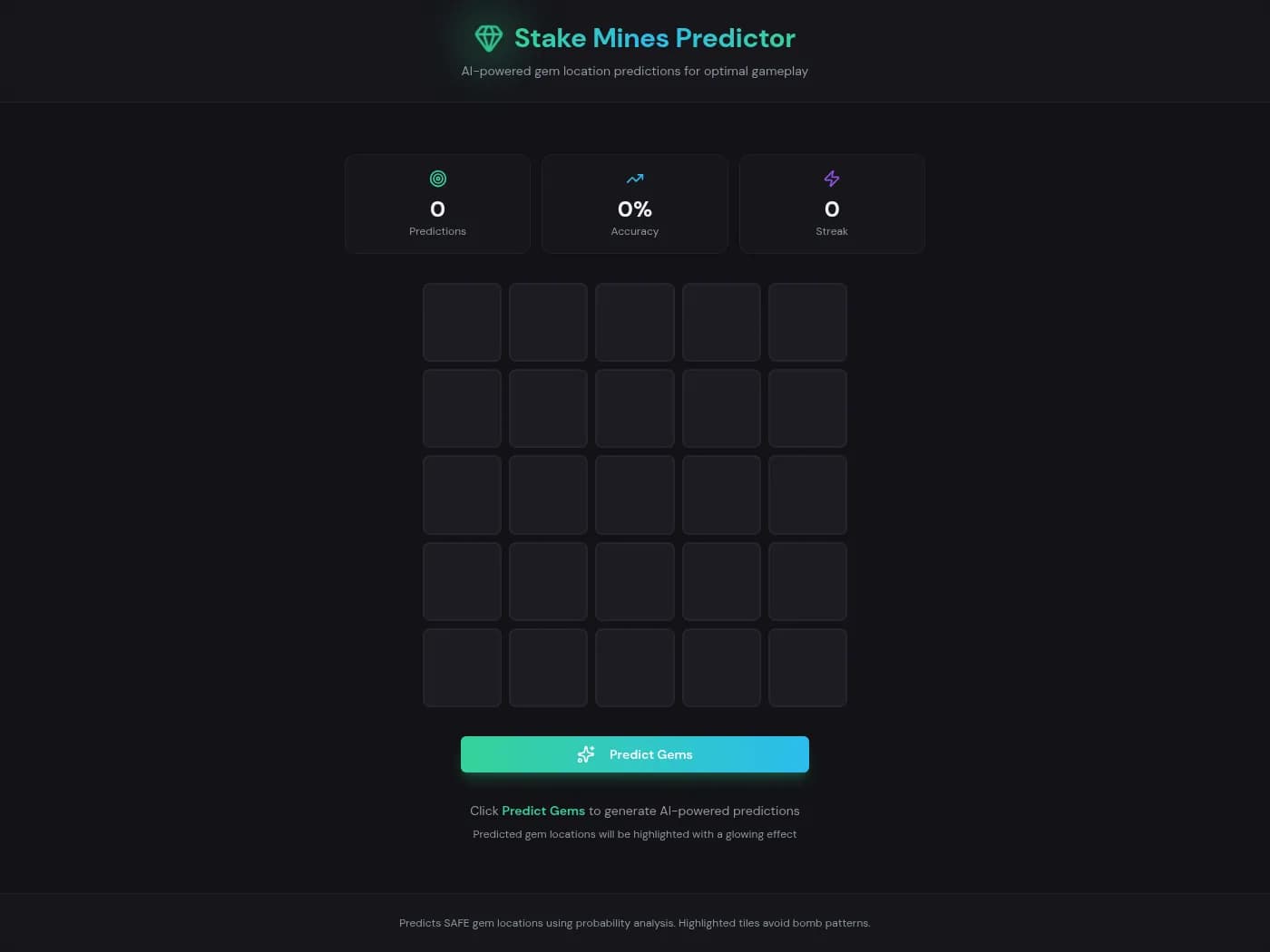 Stake Mines Predictor Web App