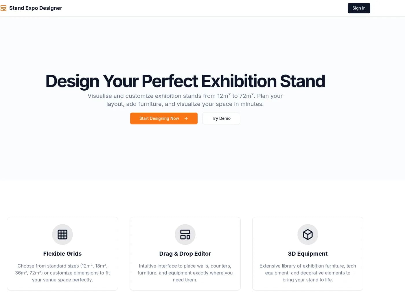 Stand Expo Designer – Application de personnalisation de stands d’exposition