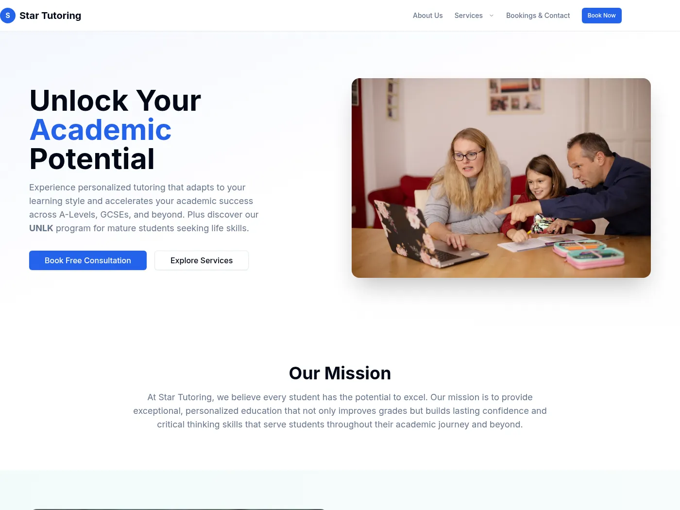 Star Tutoring Integrated Scheduling and Information Platform