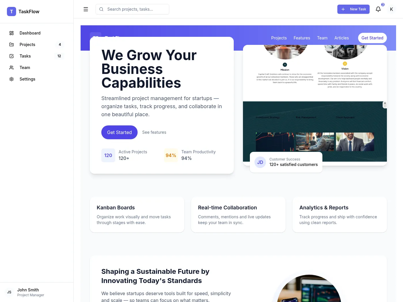 Startup Project Manager