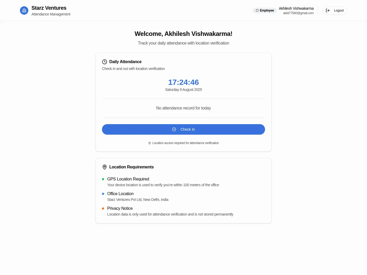 Starz Ventures Enhanced Payroll & Task Management Platform