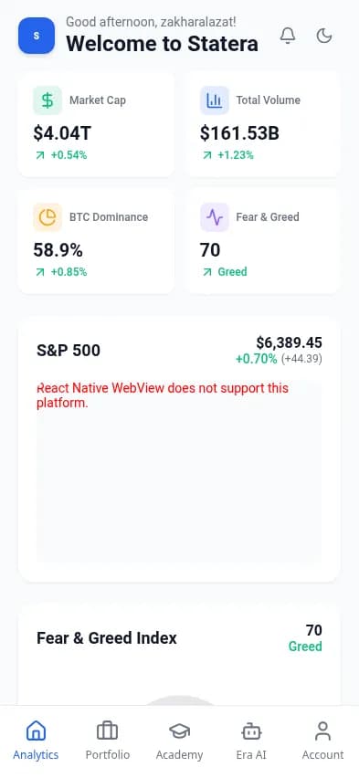 Statera Mobile: All-in-One Crypto Companion