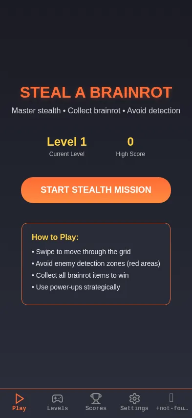 Steal a Brainrot: Mobile Game Adaptation