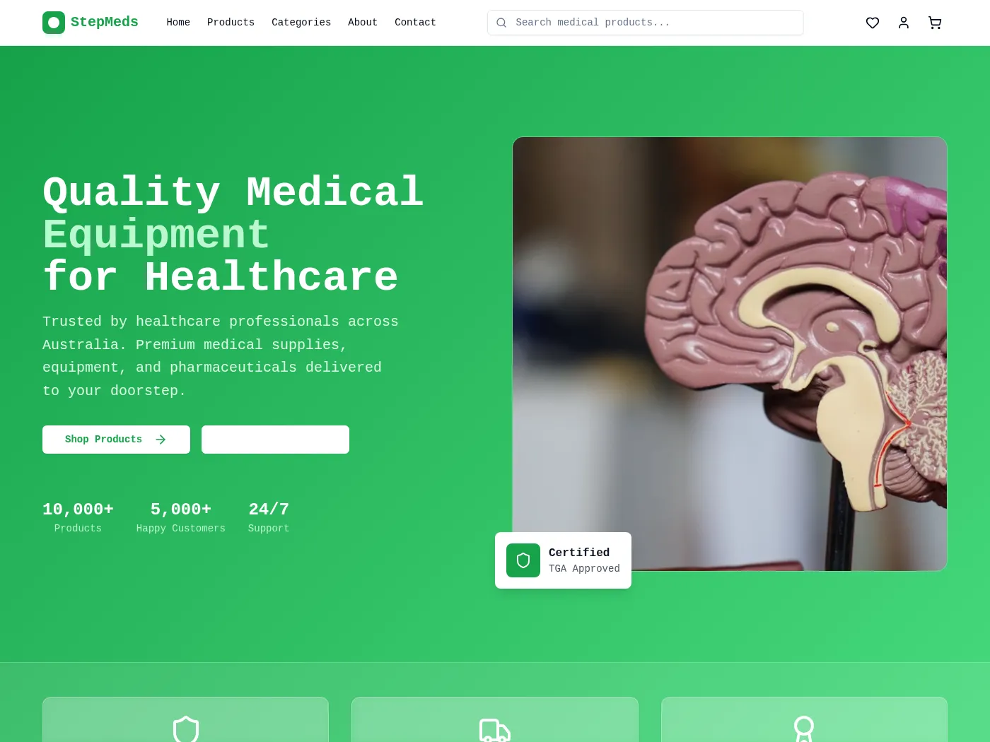 StepMeds Medical Ecommerce Platform