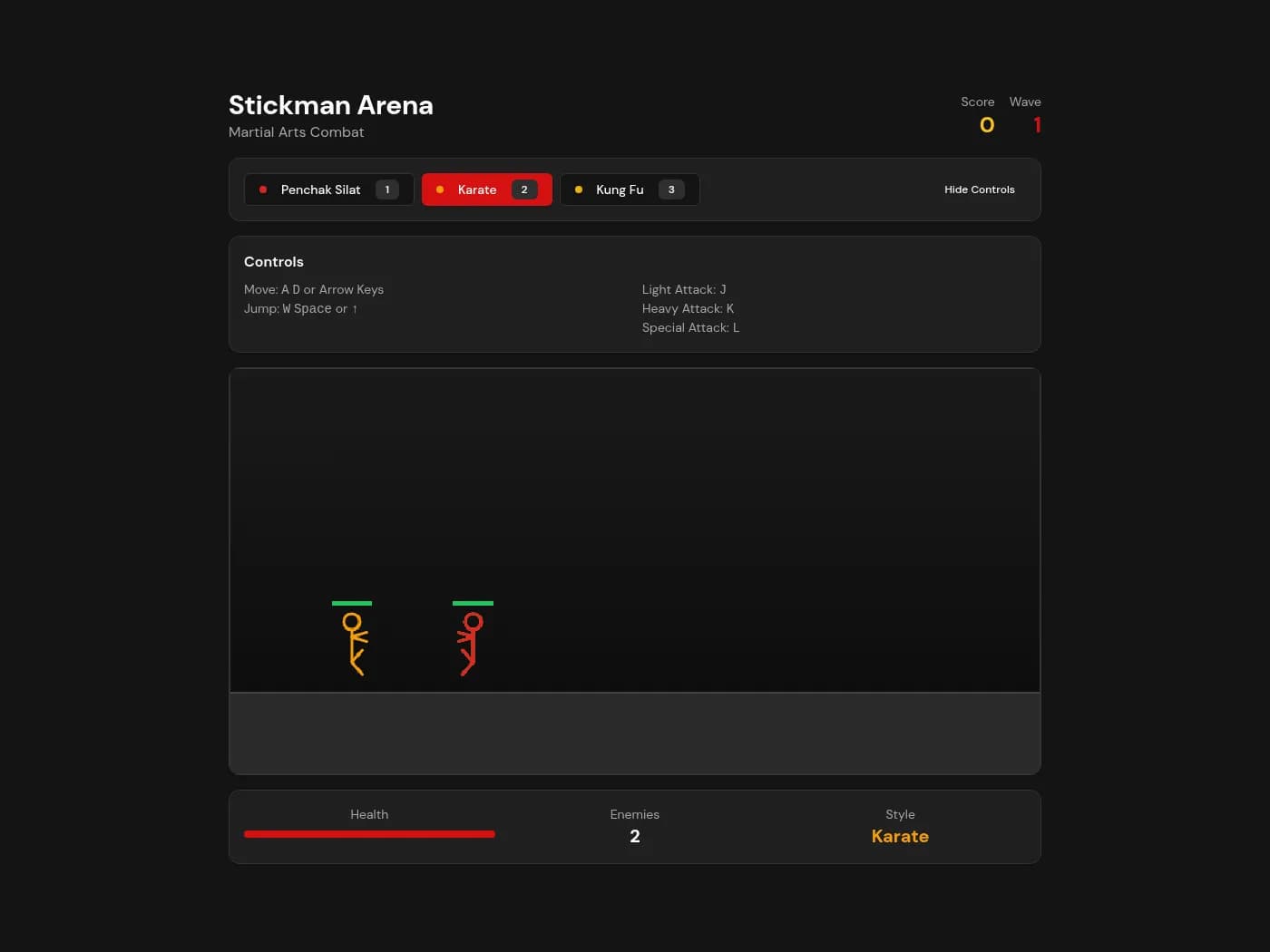 Stickman Martial Arts Arena