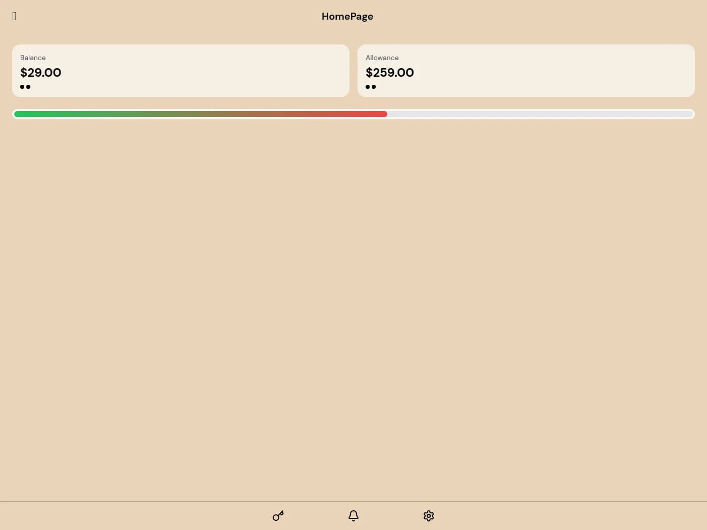 Sticky Bottom Navigation Bar