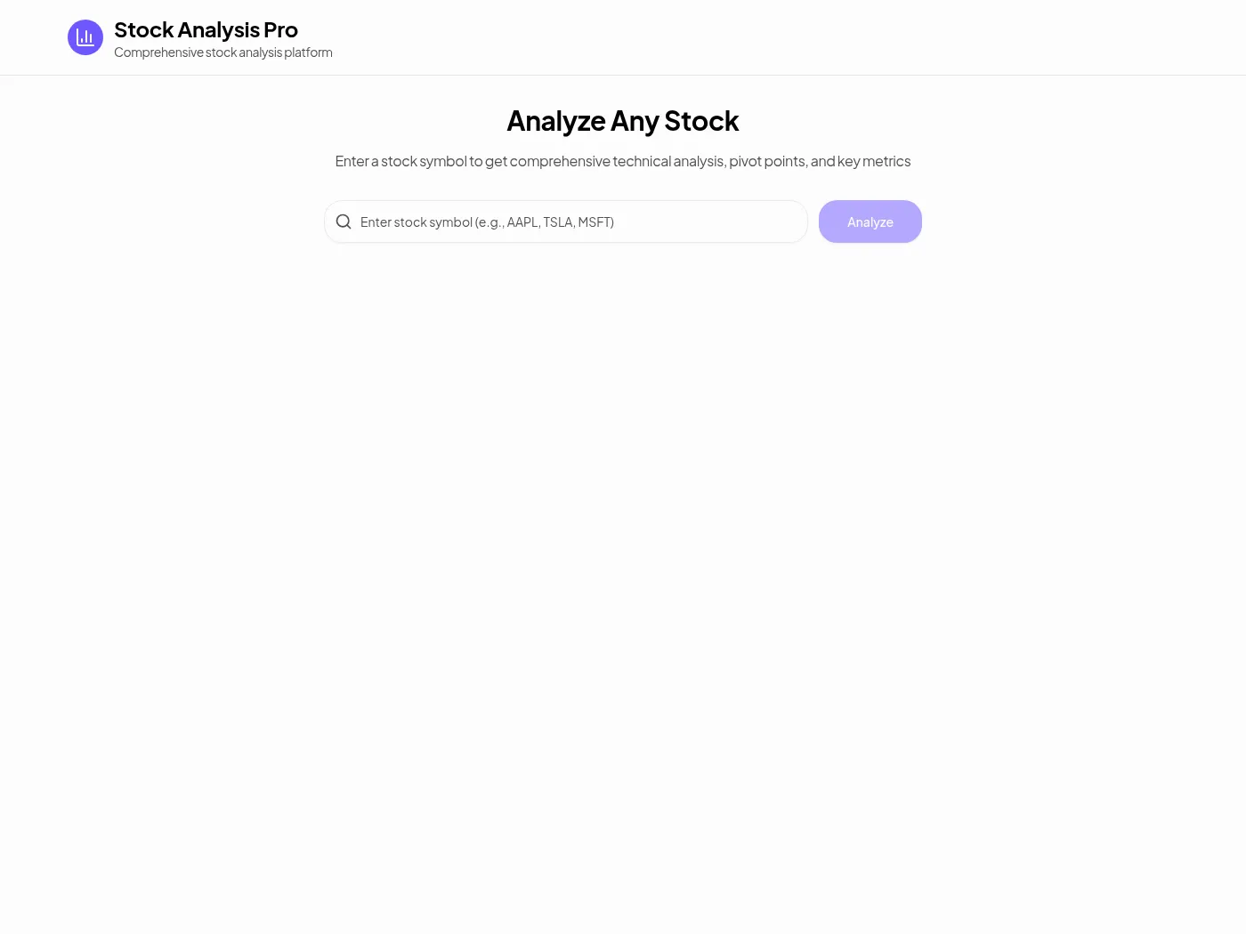 Stock Analysis Pro: Comprehensive Web Platform for Stock Selection