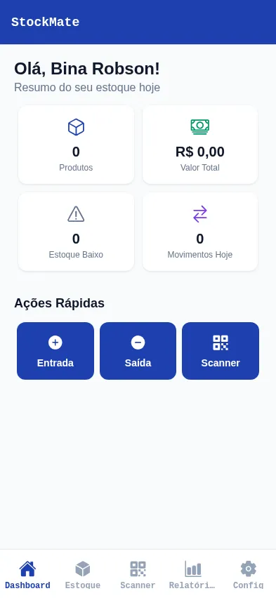 StockMate – Mobile Inventory Control with QR Code for Businesses