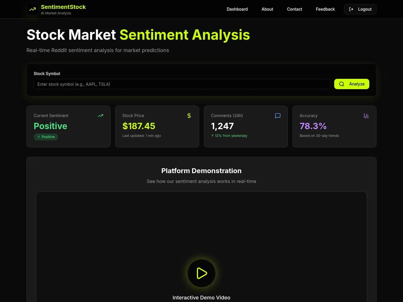 StockReddit Enhanced - Real Comments & Modern UI