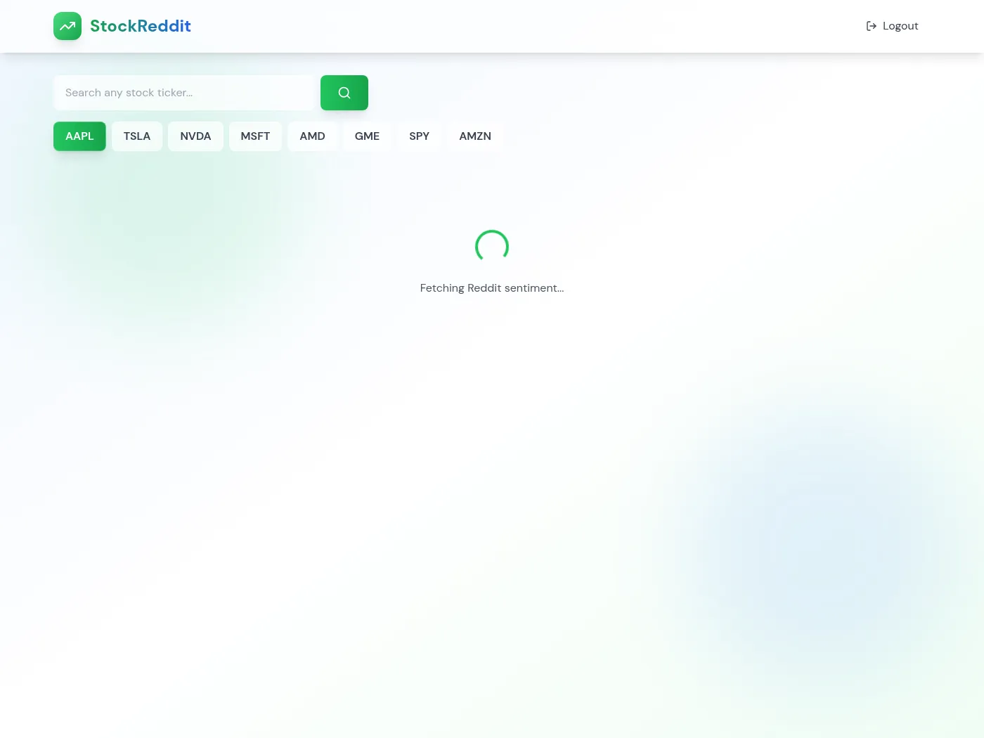 StockReddit Enhanced Web App