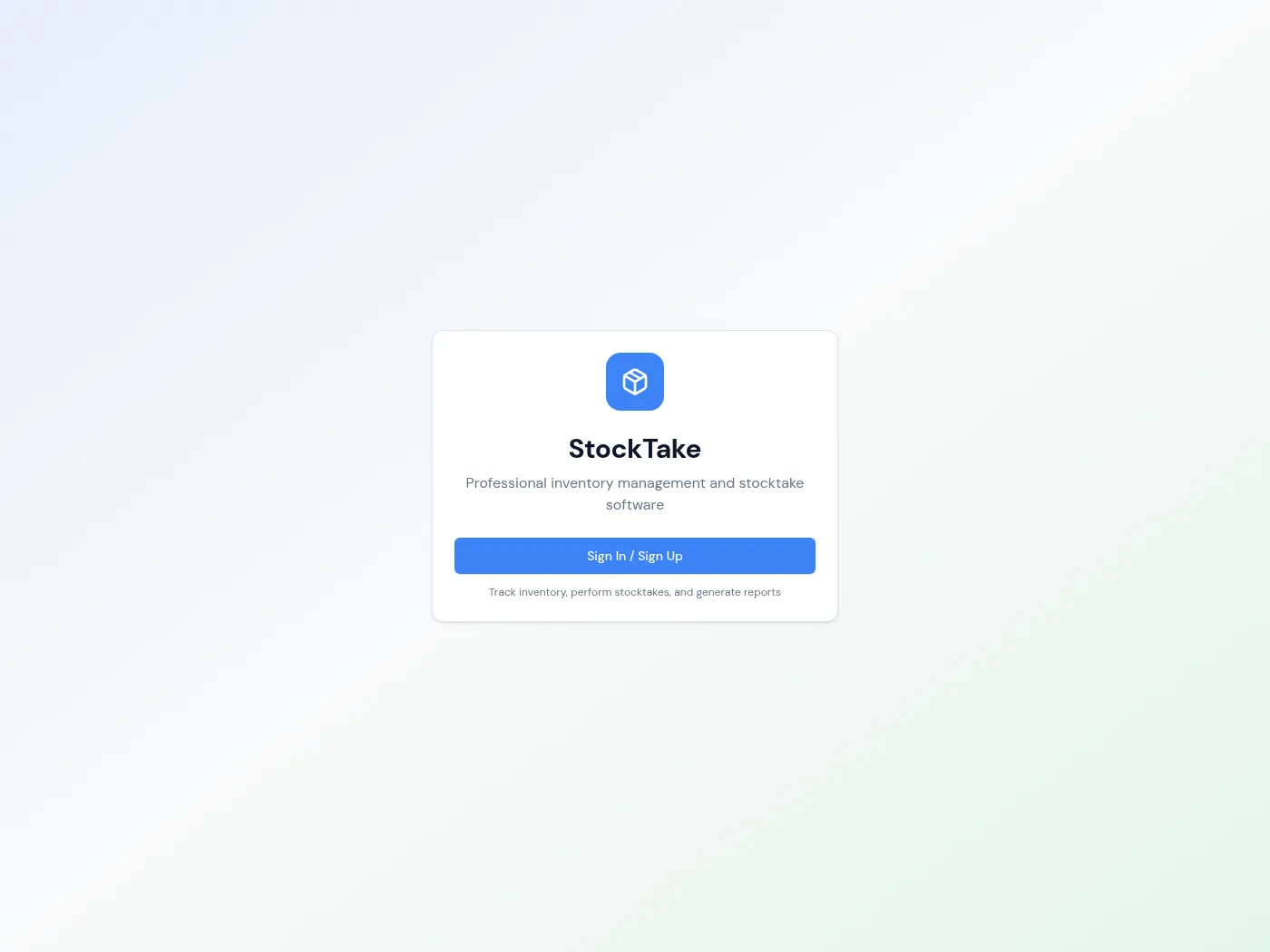 Smart Stocktake Inventory Count Software