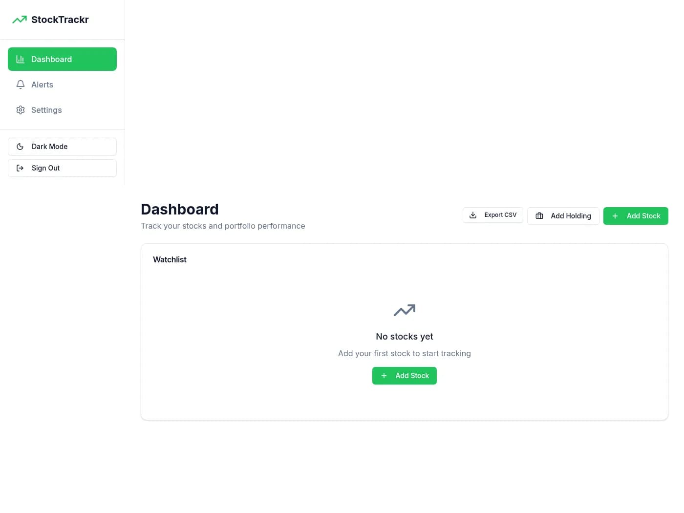 StockTrackr: Real-Time Portfolio & Stock Insights Suite