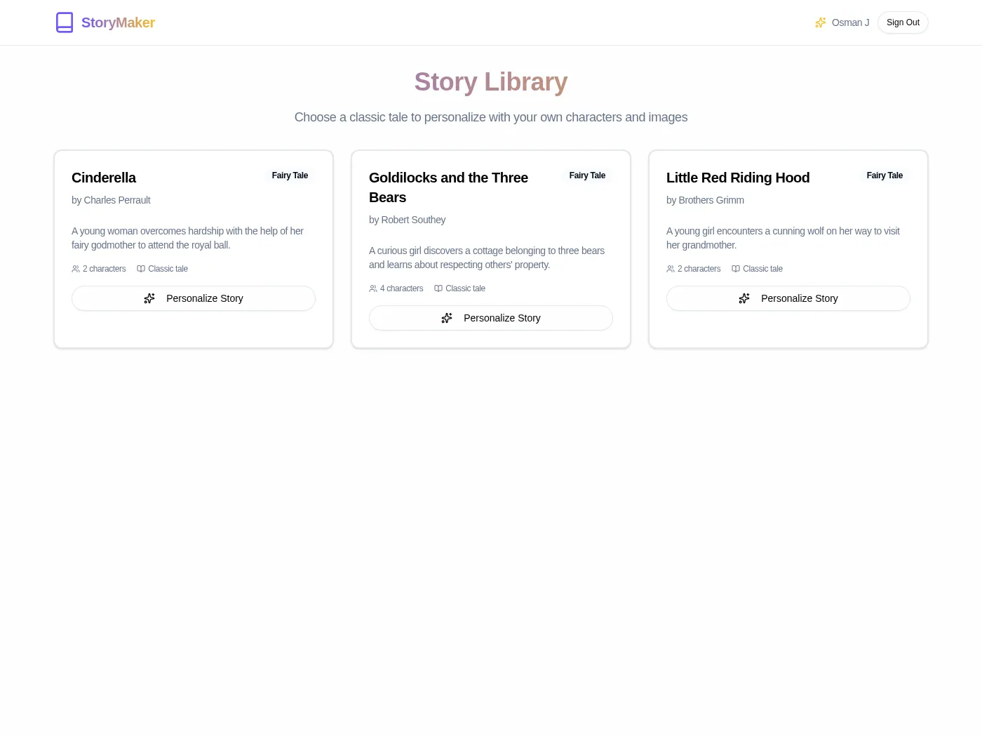 Story Personalizer & Ebook Creator