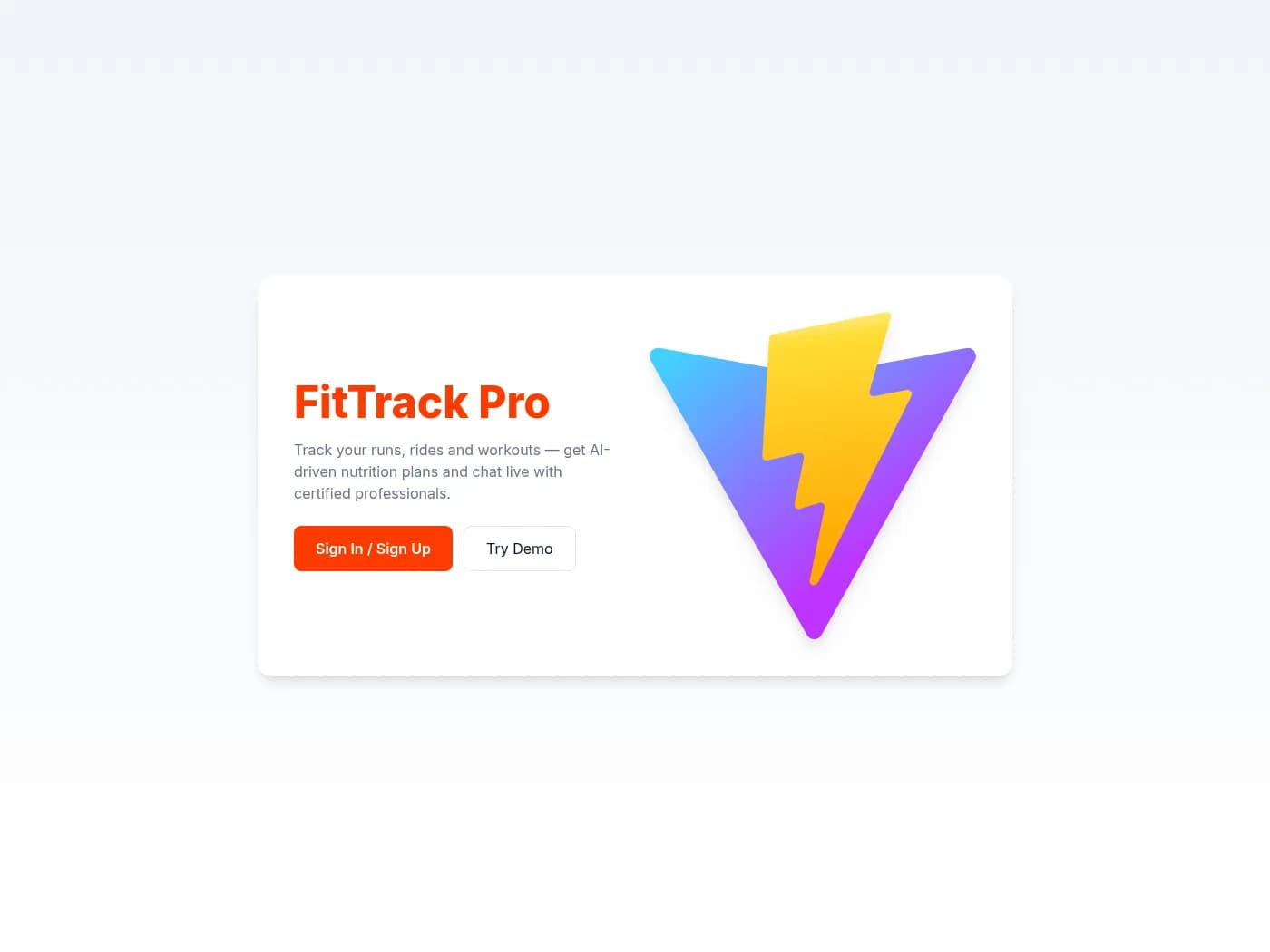 Strava-Inspired Fitness & Wellness Tracker with Professional Chat