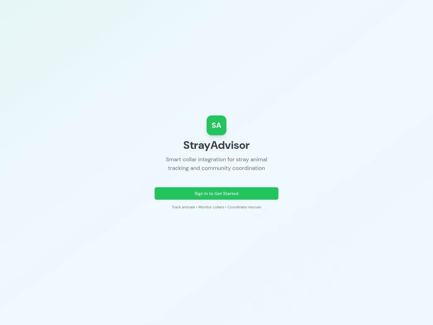 StrayAdvisor with Smart Collar Integration