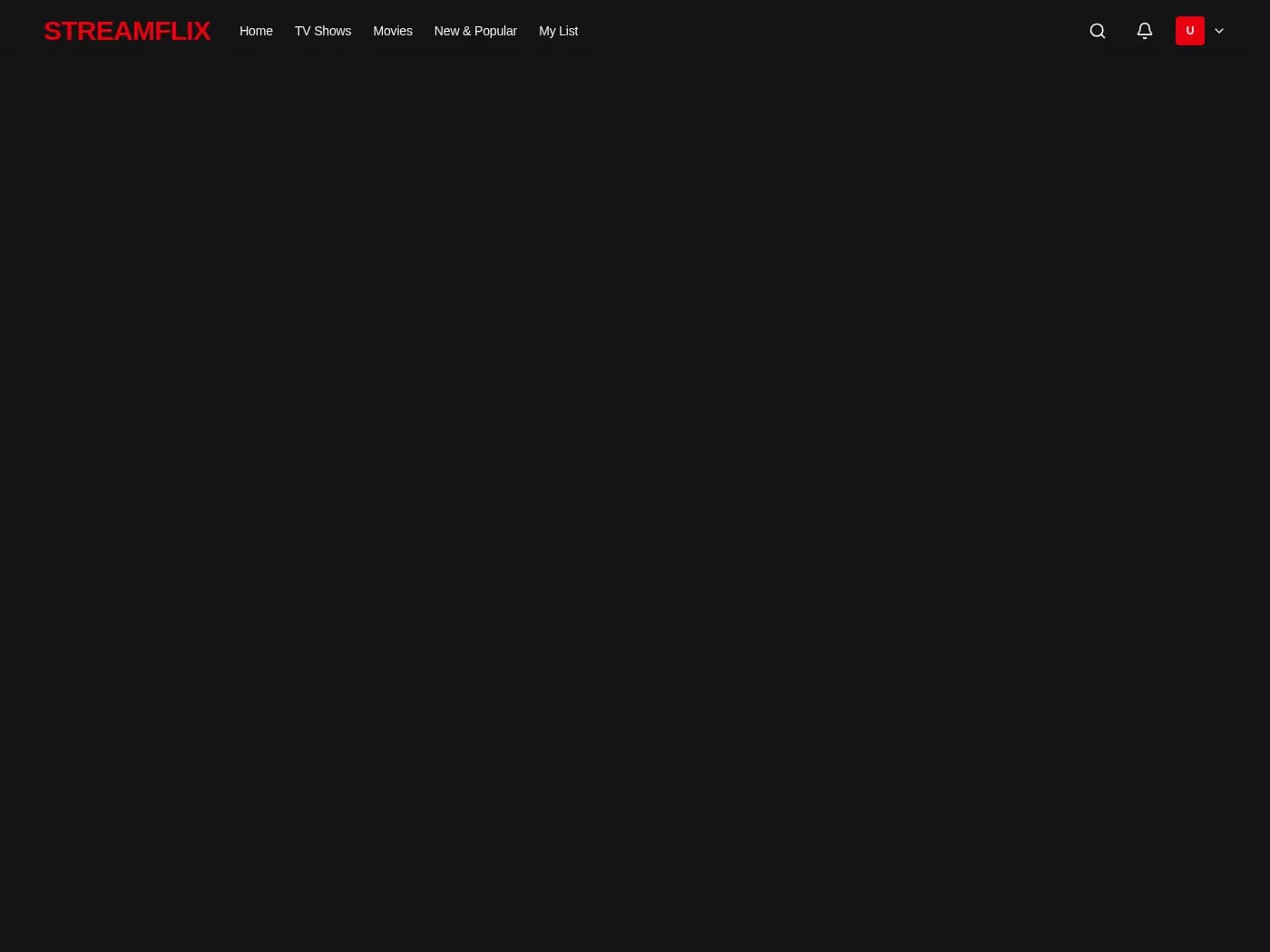StreamFlix Clone