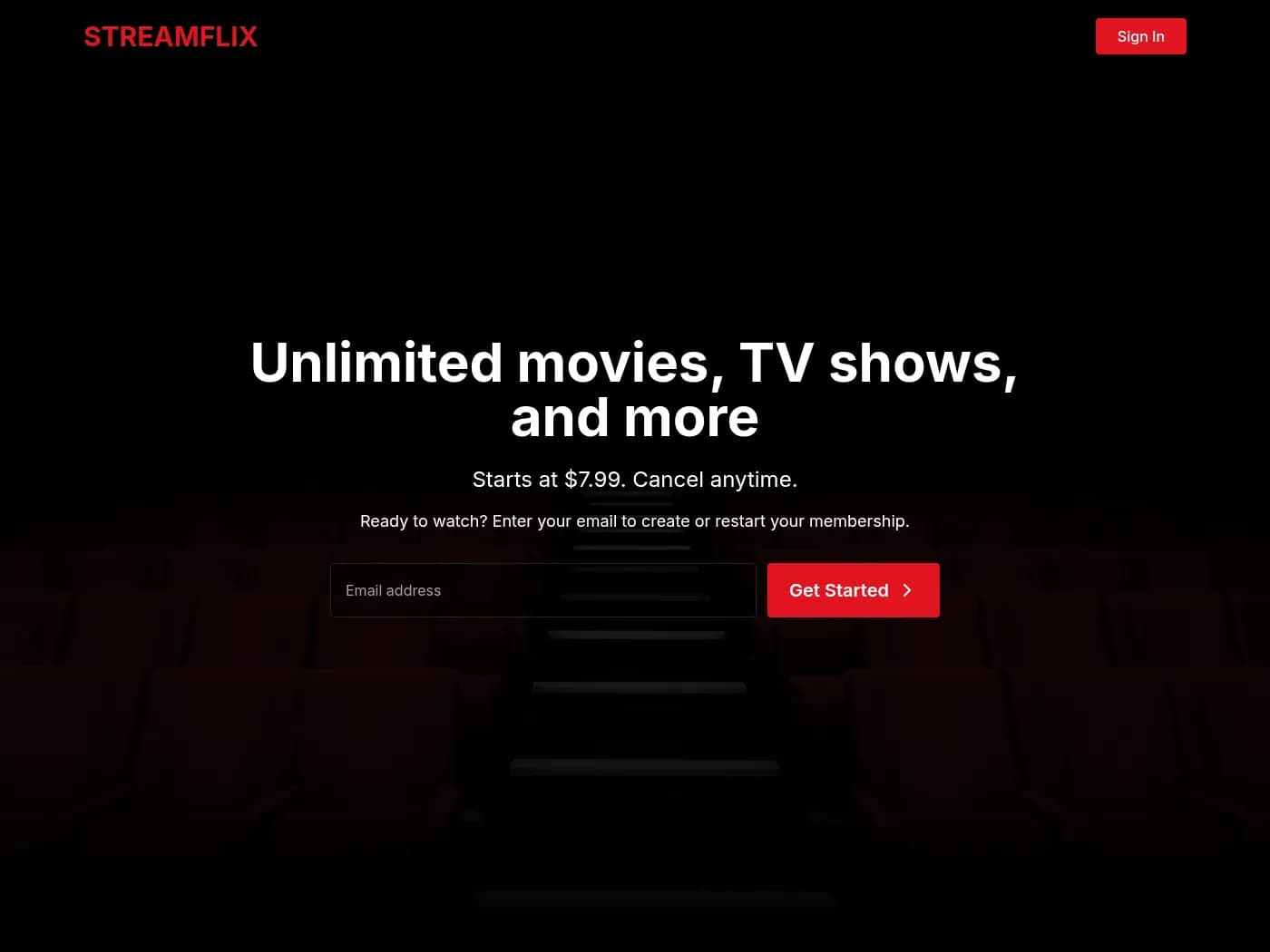 StreamFlix: Online Movie and TV Show Streaming Platform