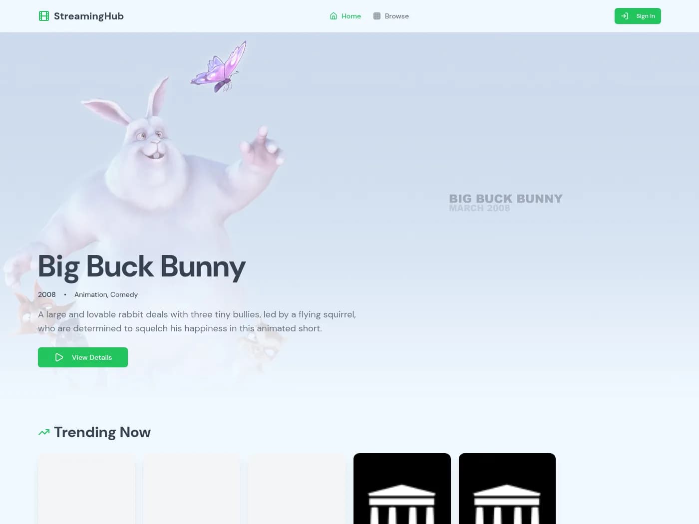 Streaming Hub - Free Movie Browser