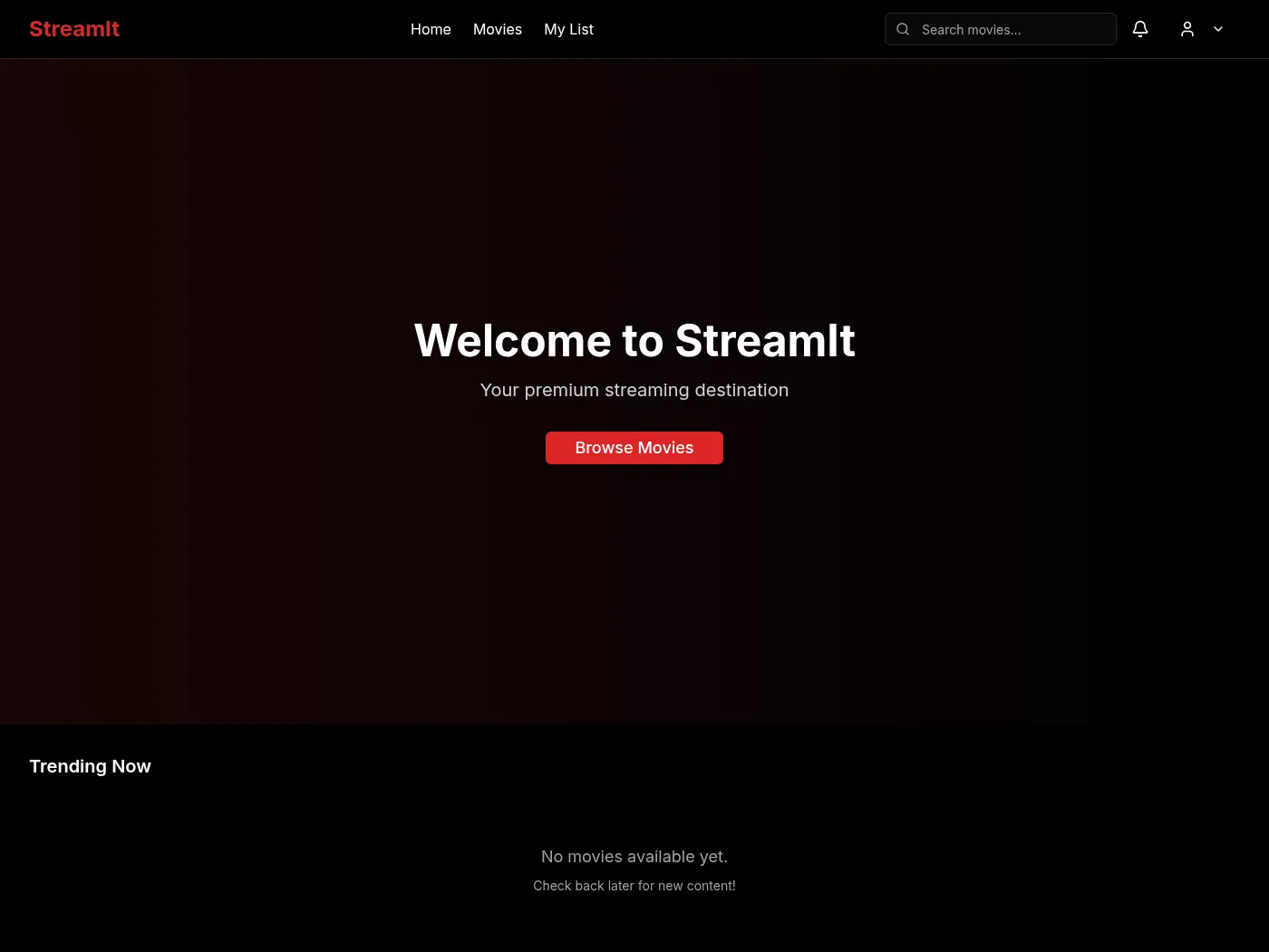 StreamIt: A Netflix-Inspired Movie Streaming Platform with Admin Video Uploads