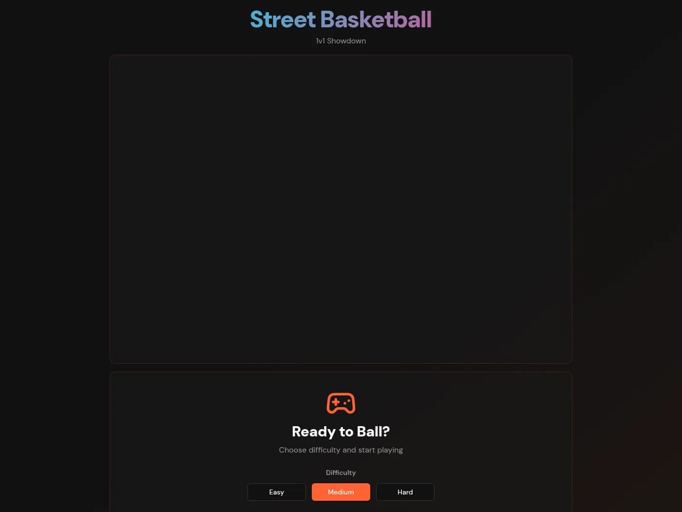 Street Basketball 1v1 Showdown
