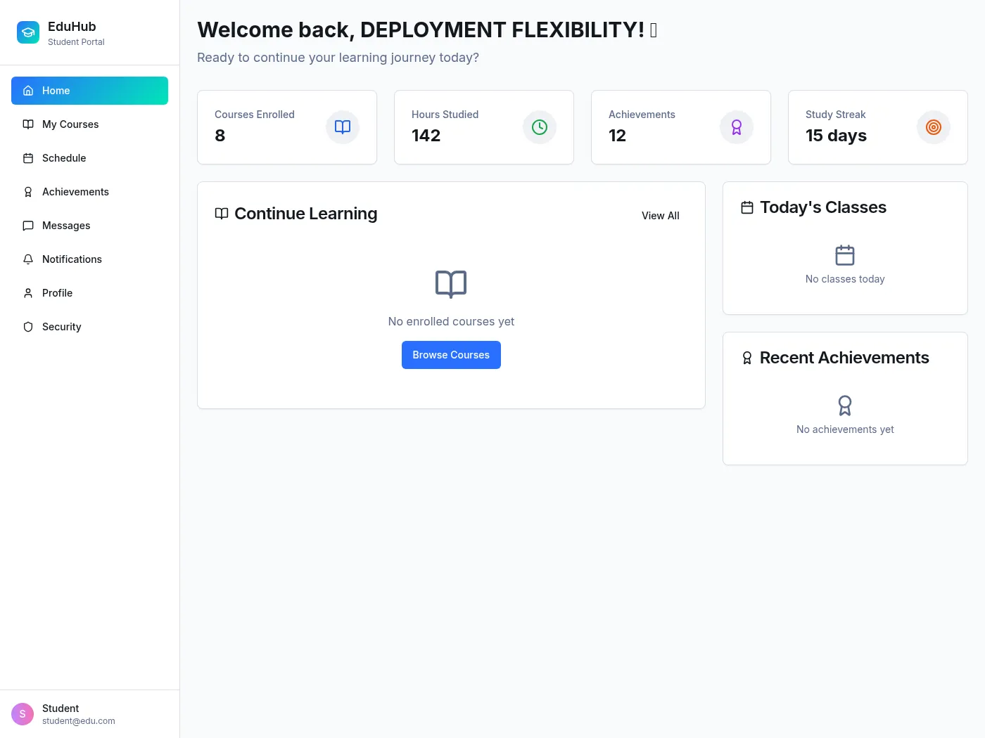 Student-Centric Learning Management System
