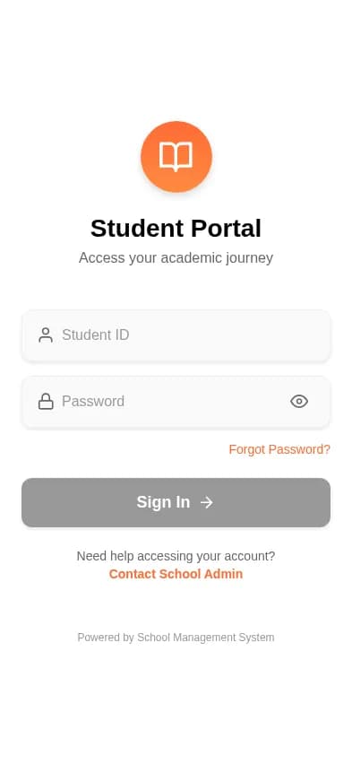 Student Companion Mobile App for Schools (Flutter Themed)