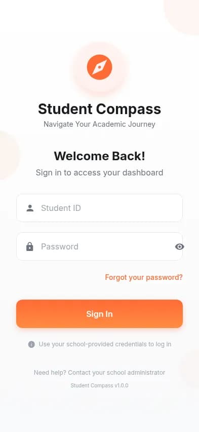 Student Compass: School-Updated Mobile App for Students