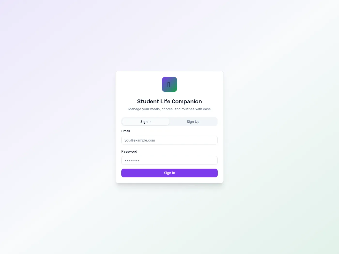 Student Life Companion App